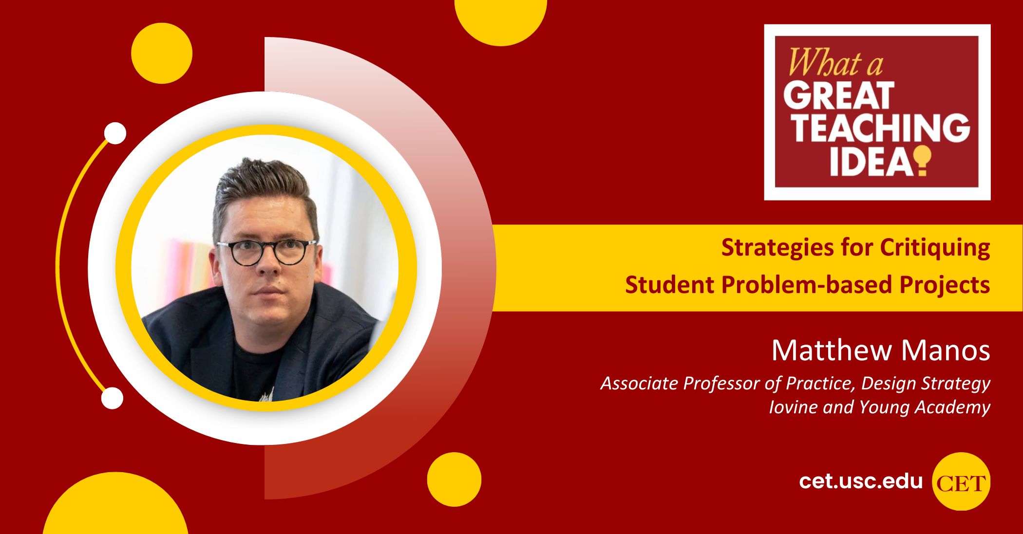 Strategies for critiquing student problem-based projects - USC Center ...